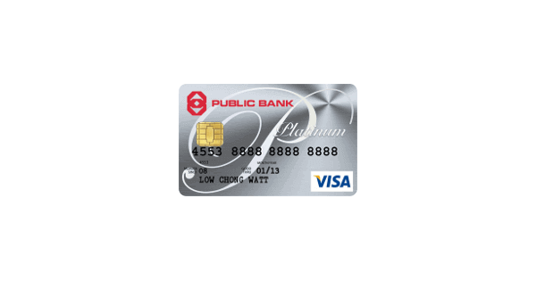 Public Bank Visa Platinum Card - Multiple Cashback Incentives