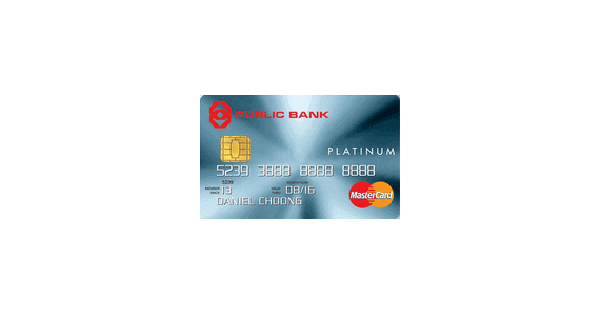 Public Bank Platinum MasterCard Credit Card - 2x VIP Points