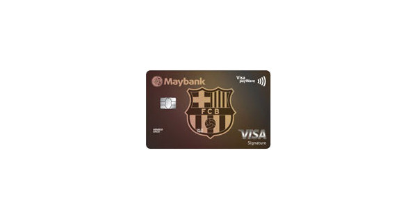 Maybank FC Barcelona Visa Signature - 10% Cashback